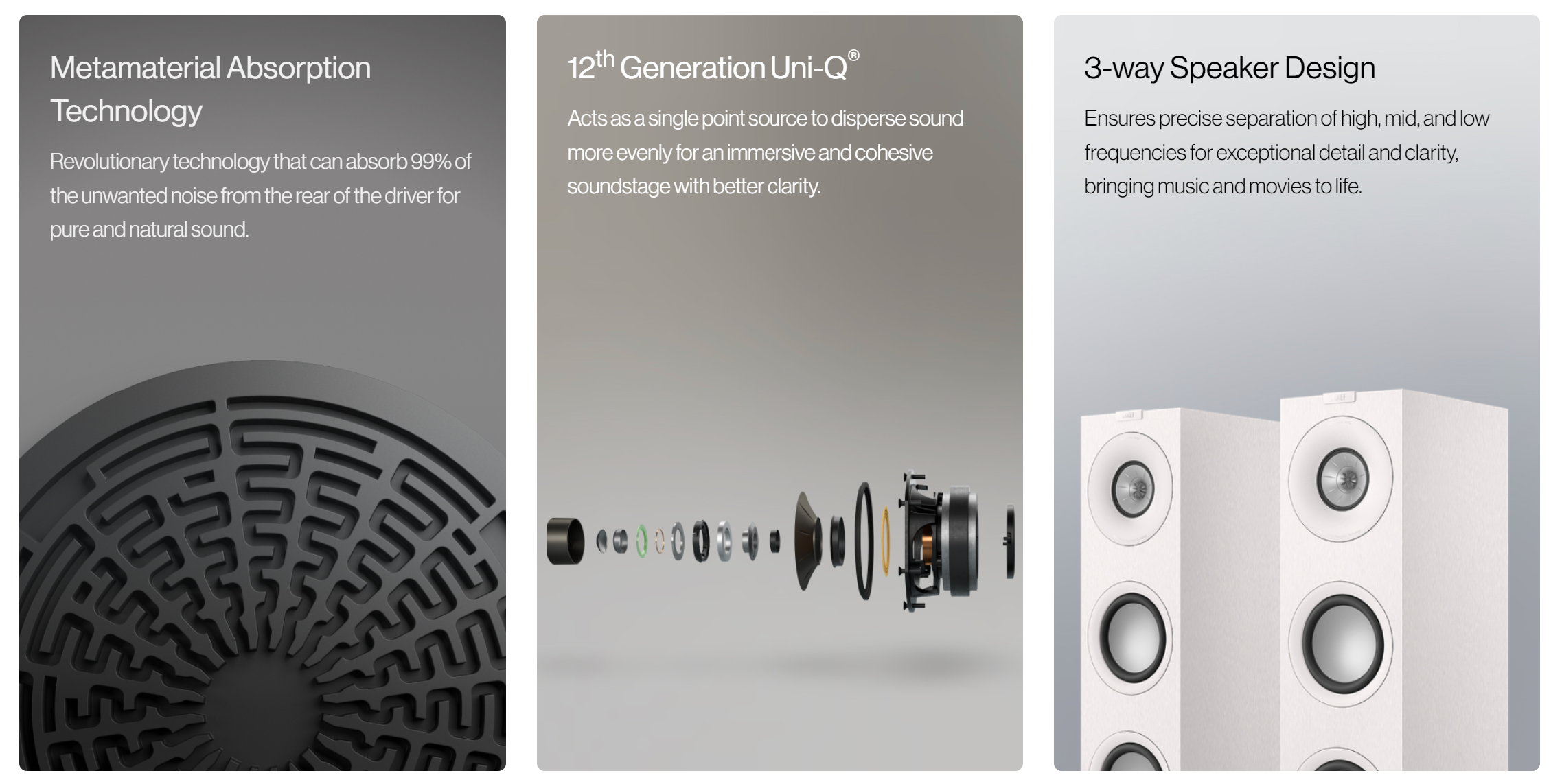 Kef Q7 Meta 3-way floorstanding speaker | PERFECT HI-FI